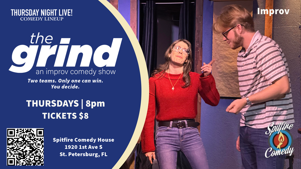 Now Playing — Spitfire Comedy House – St. Pete Comedy Theater