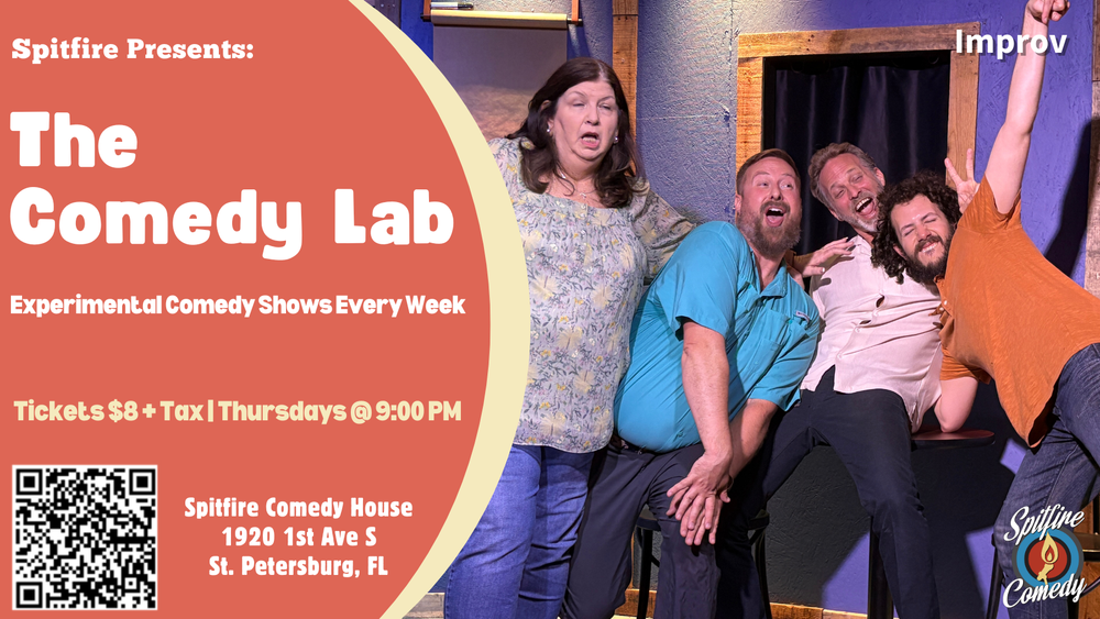 Now Playing — Spitfire Comedy House – St. Pete Comedy Theater