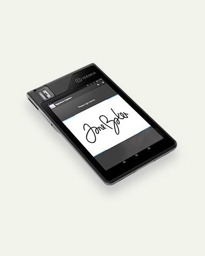 ID Verification Tablet — PRADOTEC GLOBAL