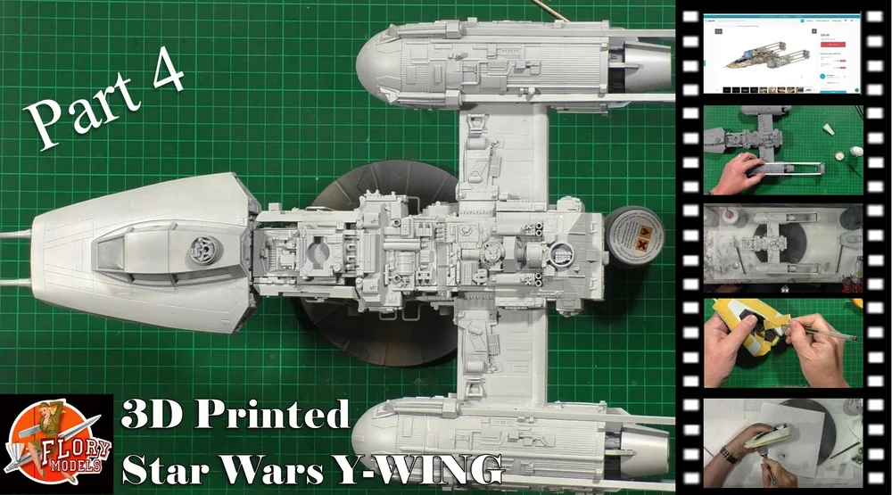 Y-Wing 3D Printed — Flory Models