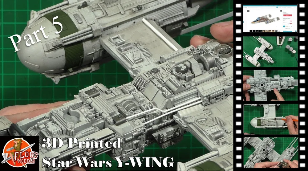 Y-Wing 3D Printed — Flory Models