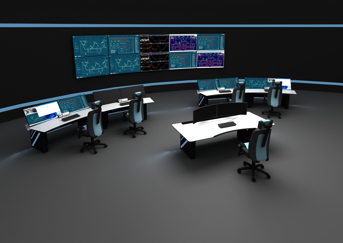 Command & Control Room Desk Furniture | Technology Desking™