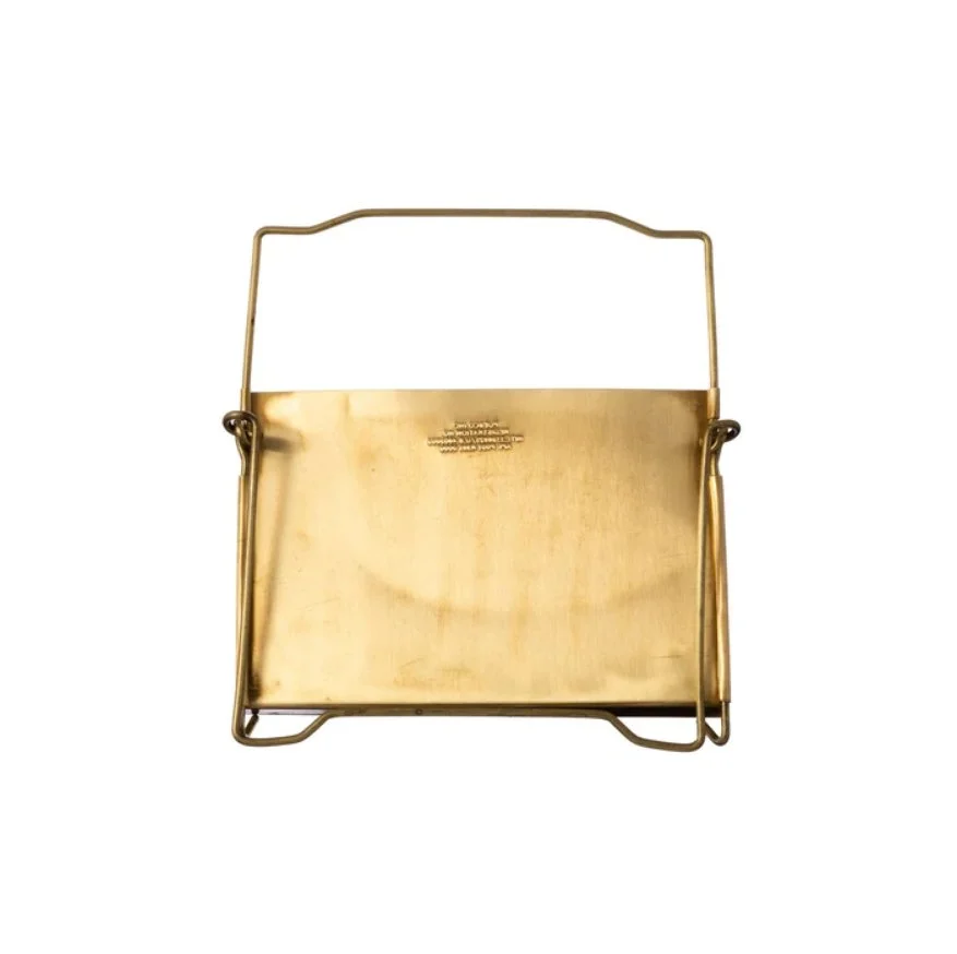 Brass tablet stand — Vico dei Bolognesi