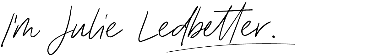 Who is Julie Ledbetter? — Julie Ledbetter