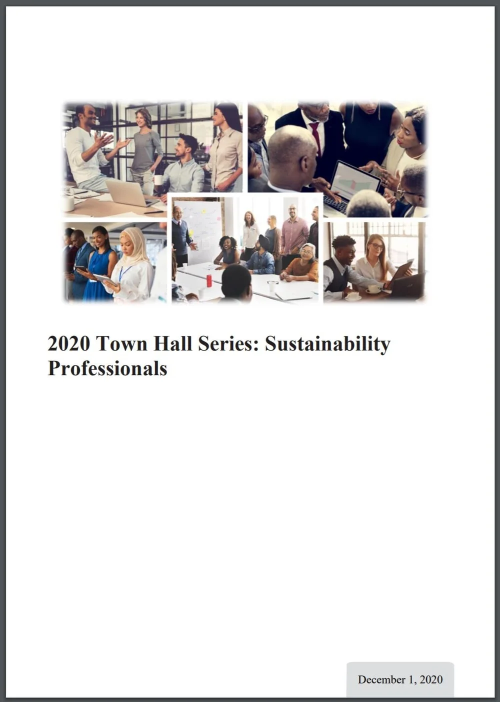 Sustainability Excellence Credentials — ISSP