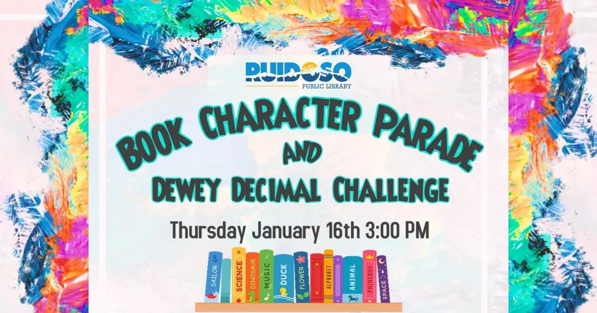 Elementary Program: Book Character Parade and Dewey Decimal Challenge ...