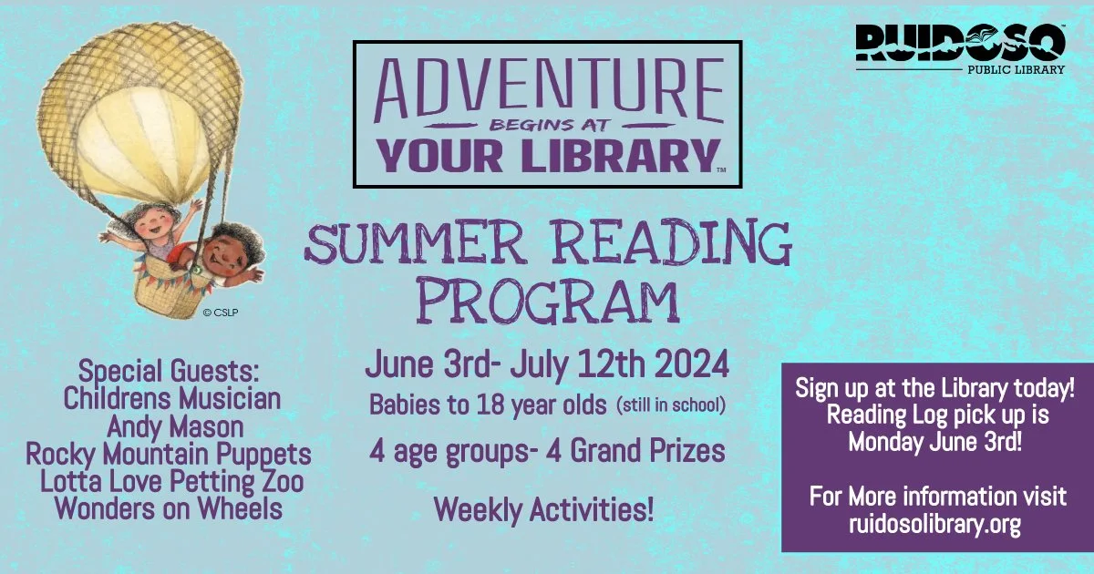 Services — Ruidoso Public Library | Ruidoso, NM — Ruidoso Public ...