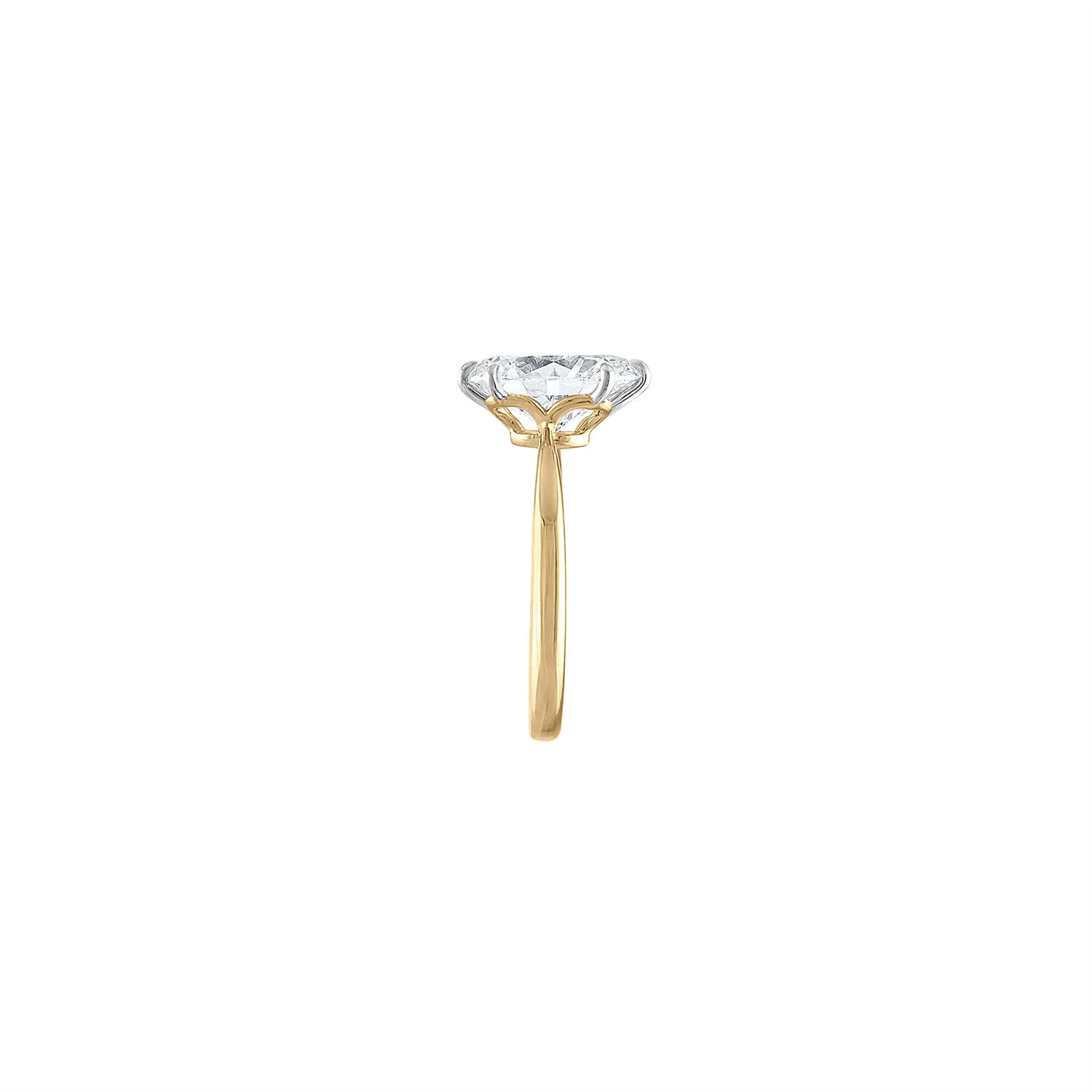 Oval Diamond Skinny Tapper Shank — KENDRA PARISEAULT JEWELRY