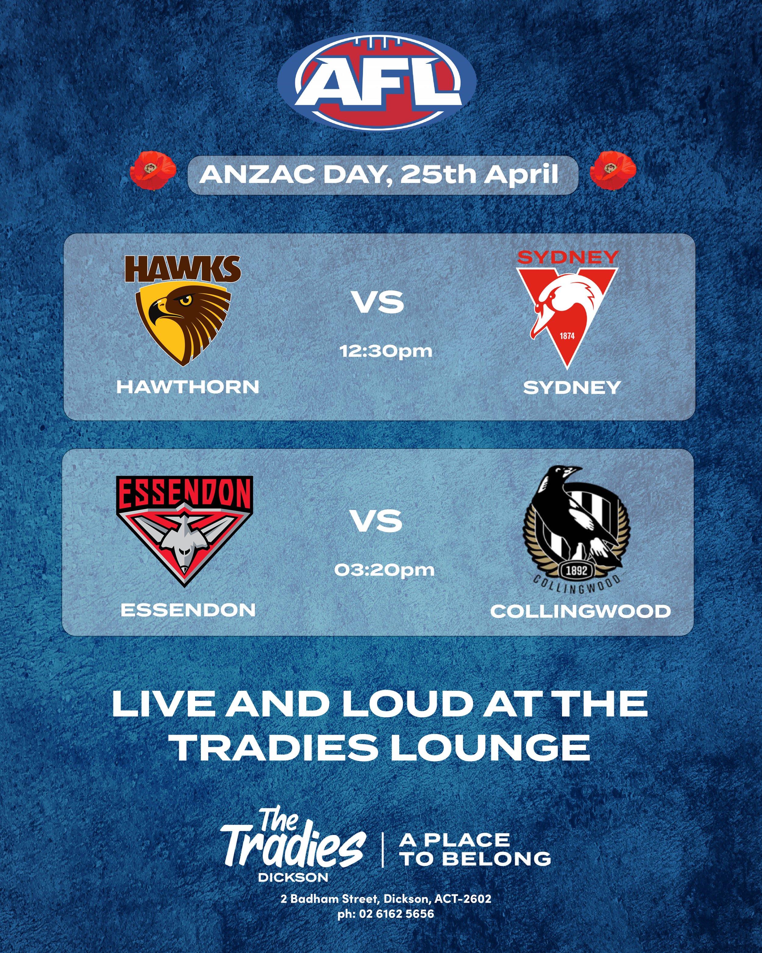 Anzac day — The Tradies