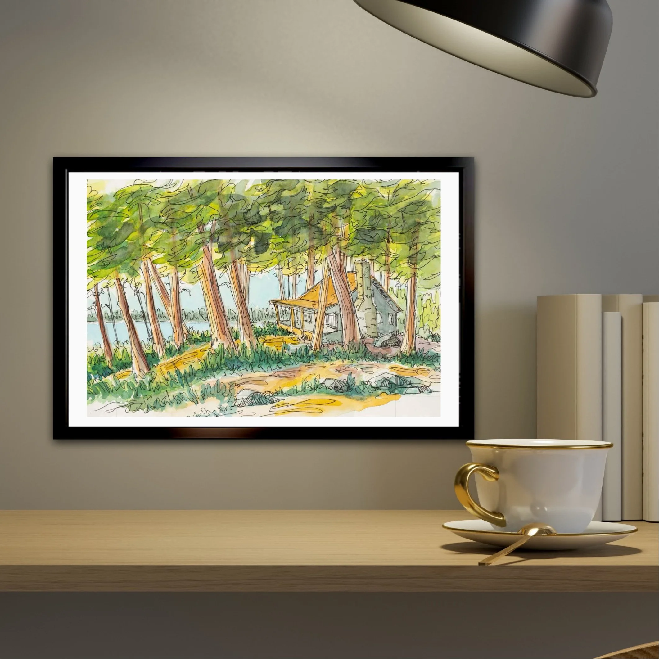 INK & WATERCOLOUR — ANDREW D MILNE ART