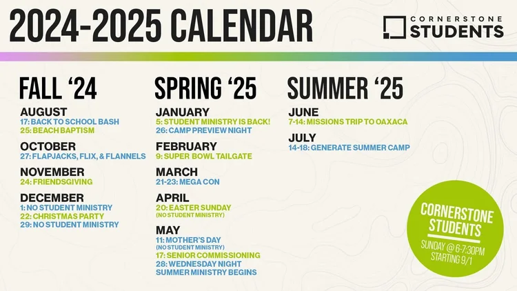 Cornerstone Students — Cornerstone Church