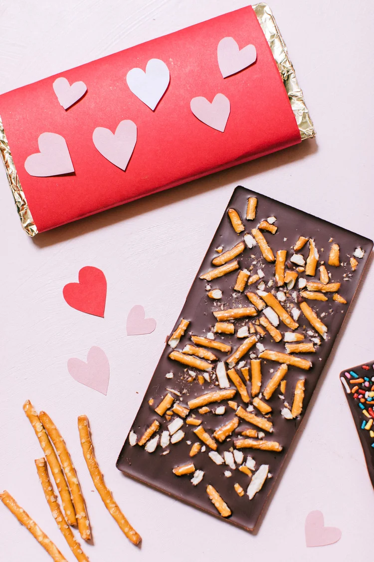 DIY Valentines Day Chocolate Bars — Honeysuckle