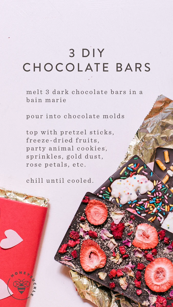 DIY Valentines Day Chocolate Bars — Honeysuckle