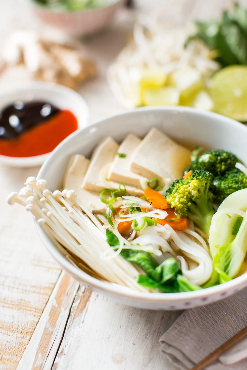 QUICK PHO - 3 WAYS! BEEF, CHICKEN, VEGGIE — Honeysuckle