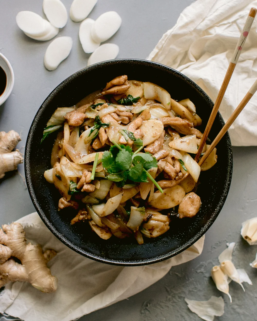 Chicken & Rice Cake Stir Fry — Honeysuckle