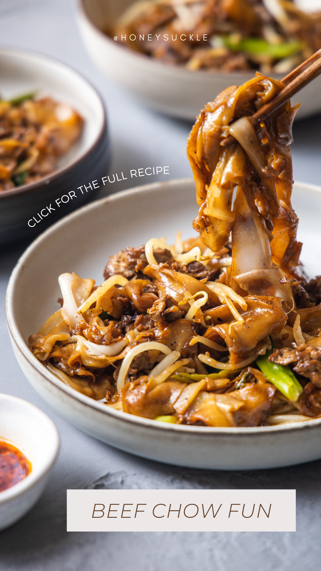 Beef Chow Mei Fun Rice Noodles