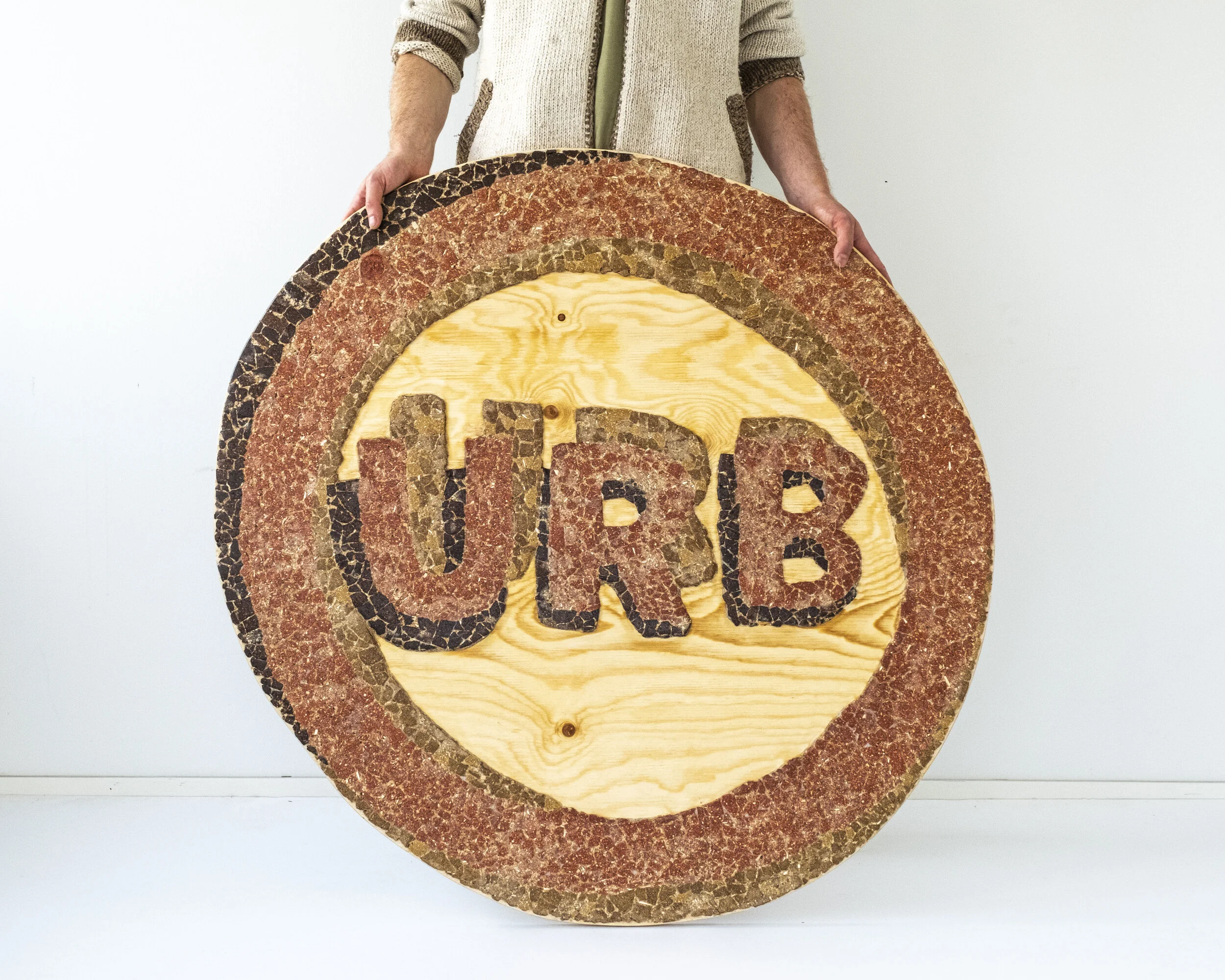 Visual panels made of biowaste — Caracara Collective