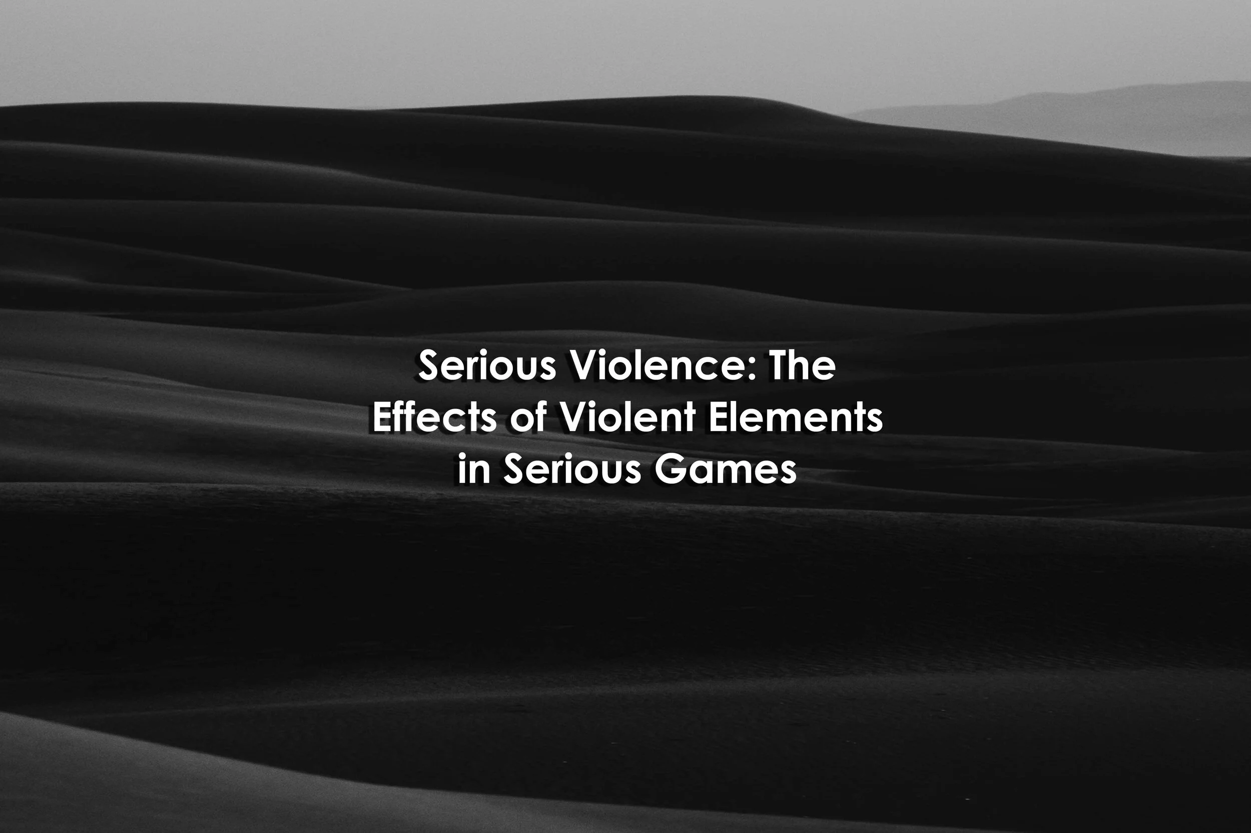 Serious Violence: The Effects of Violent Elements in Serious Games ...