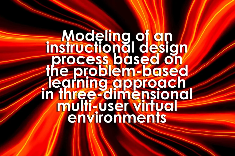 Modeling of an instructional design process based on the problem-based ...