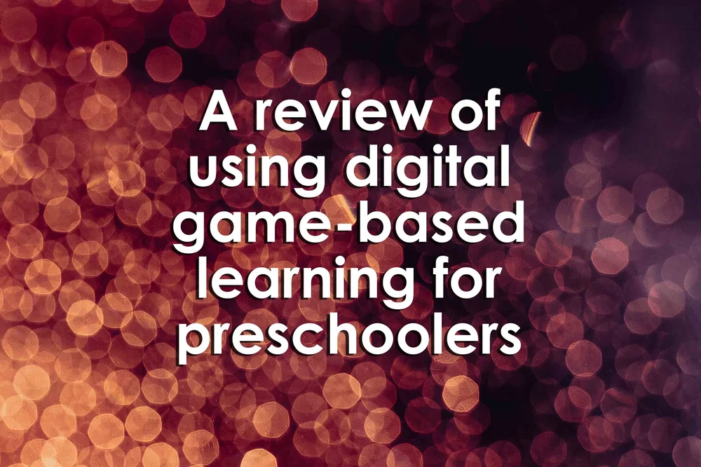 A review of using digital game-based learning for preschoolers ...