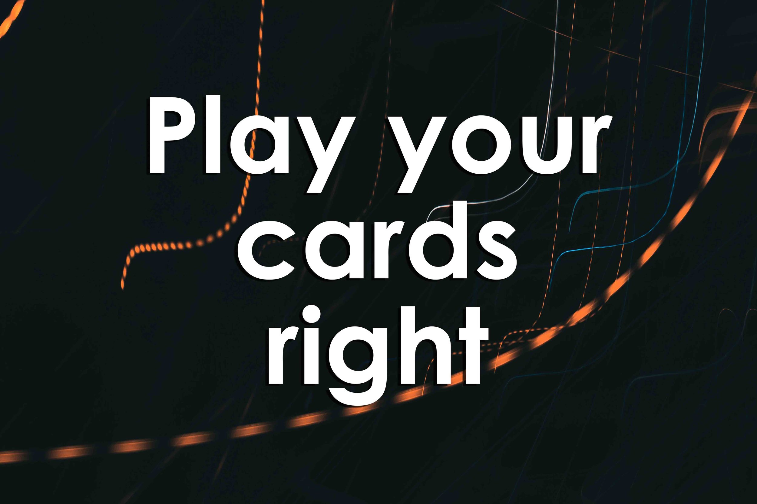 Play your cards right — University XP