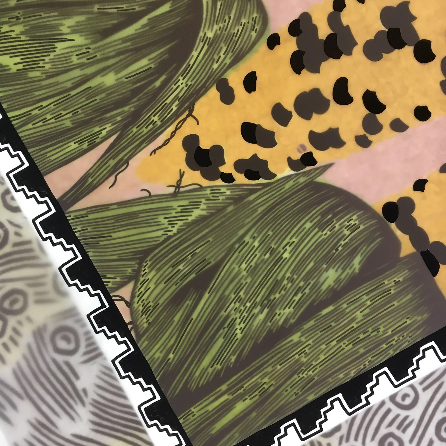 Maize (Screen Print) — Claudia Borfiga