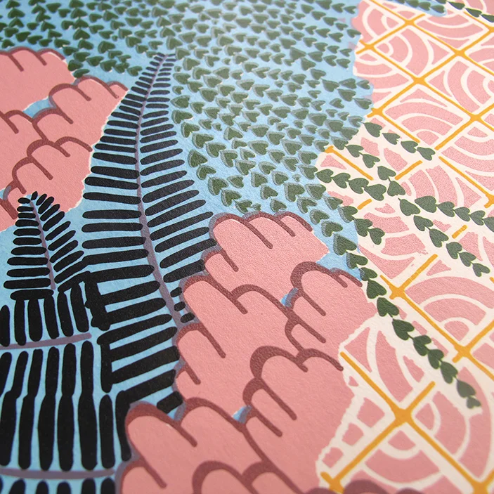 Jungle Elephant (Screen Print) — Claudia Borfiga