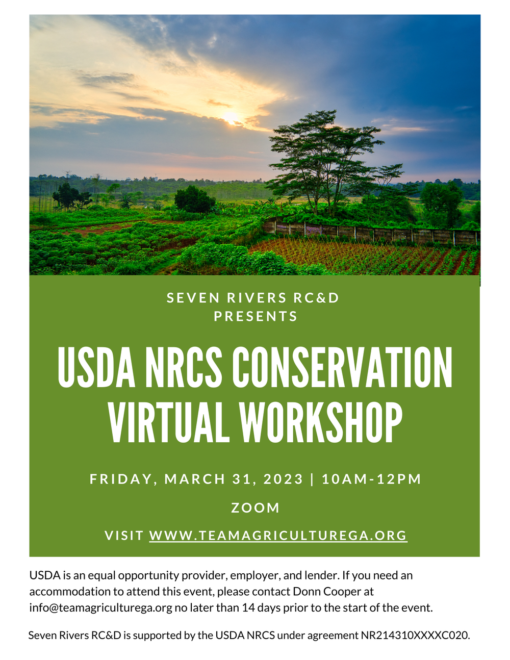 Small Farm Conservation Virtual Workshop —Team Agriculture Georgia (TAG)