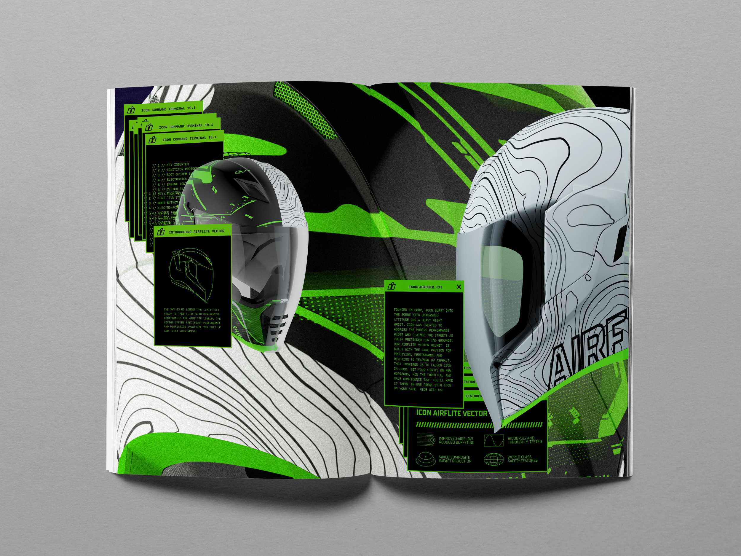 Icon Motorsports - Airflite Helmet — Lazaris