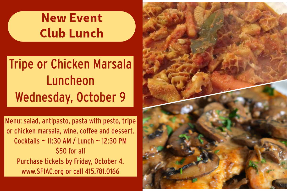 Event Tickets — San Francisco Italian Athletic Club SFIAC