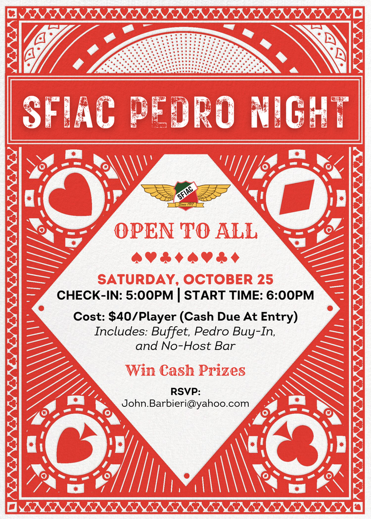 Public Events — San Francisco Italian Athletic Club SFIAC