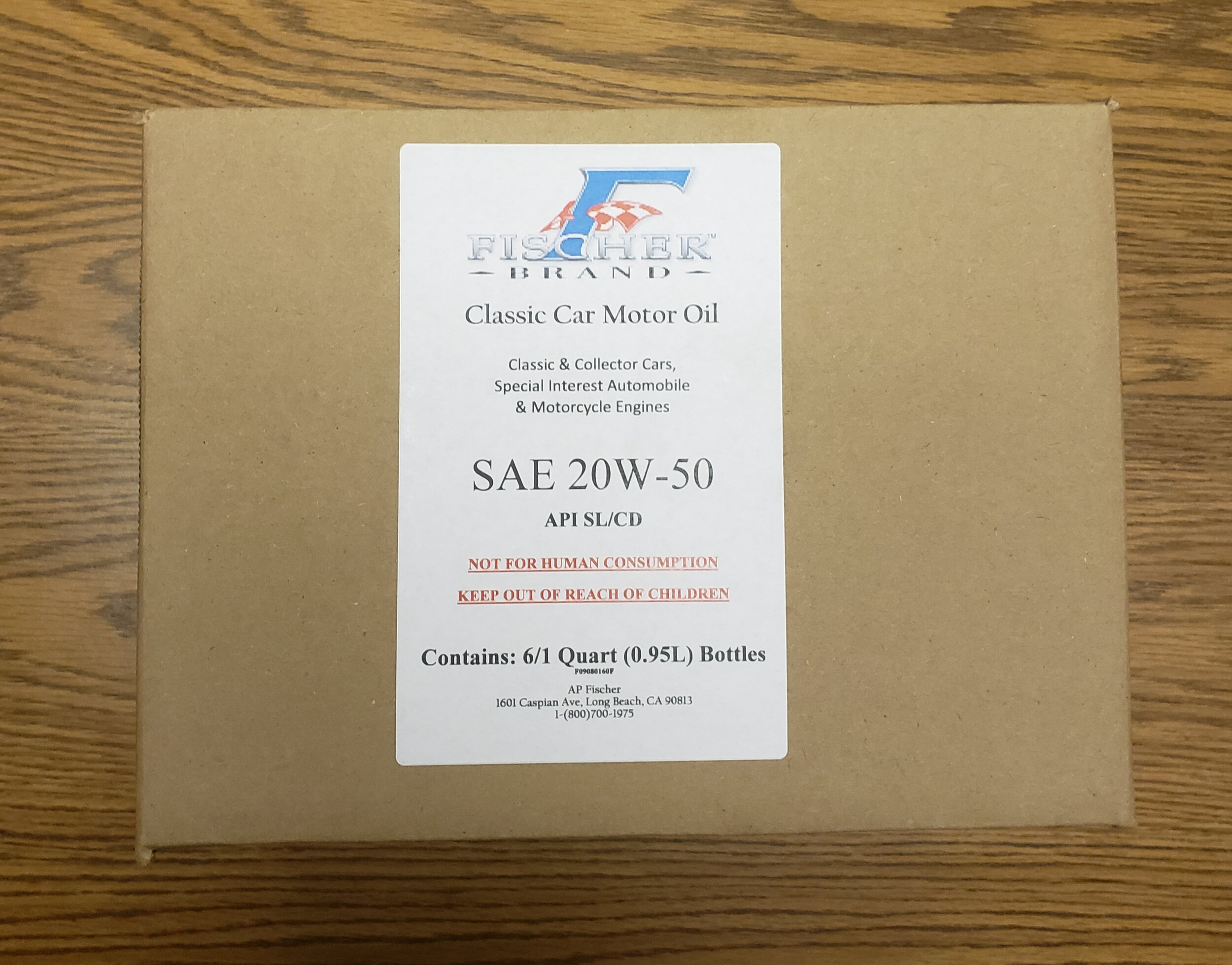 Shop - Fischer Classic Car high zinc Motor oil SAE 20w50 — Fischer ...