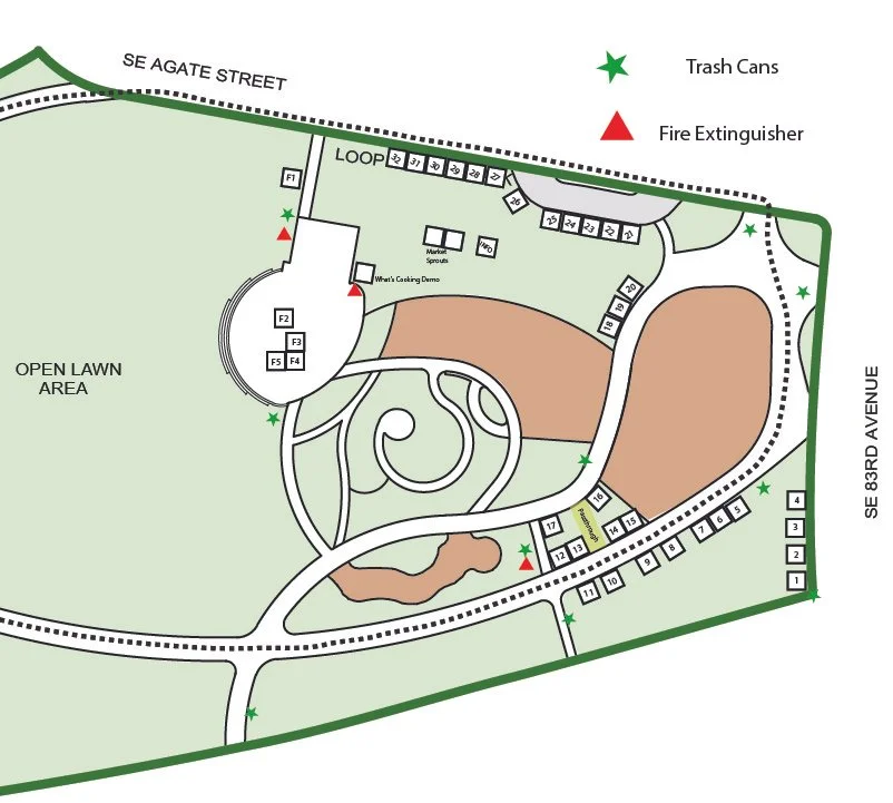 Reed's Crossing Map — Hillsboro Farmers' Markets — Hillsboro, Oregon