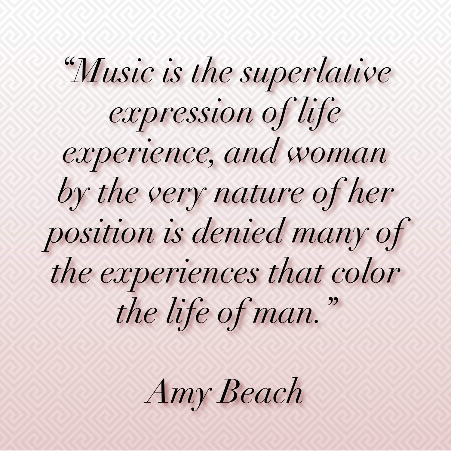 Amy Beach - America's first female composer — Heather Fetrow
