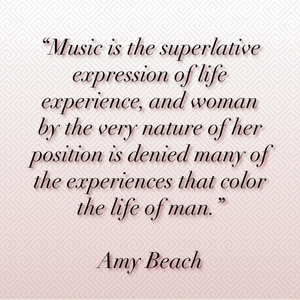 Amy Beach - America's first female composer — Heather Fetrow