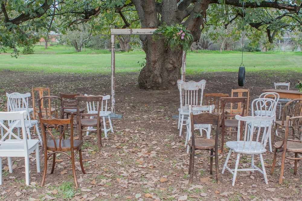 Reclaimed Ceremony Package — Pretty Willow Prop Hire Perth
