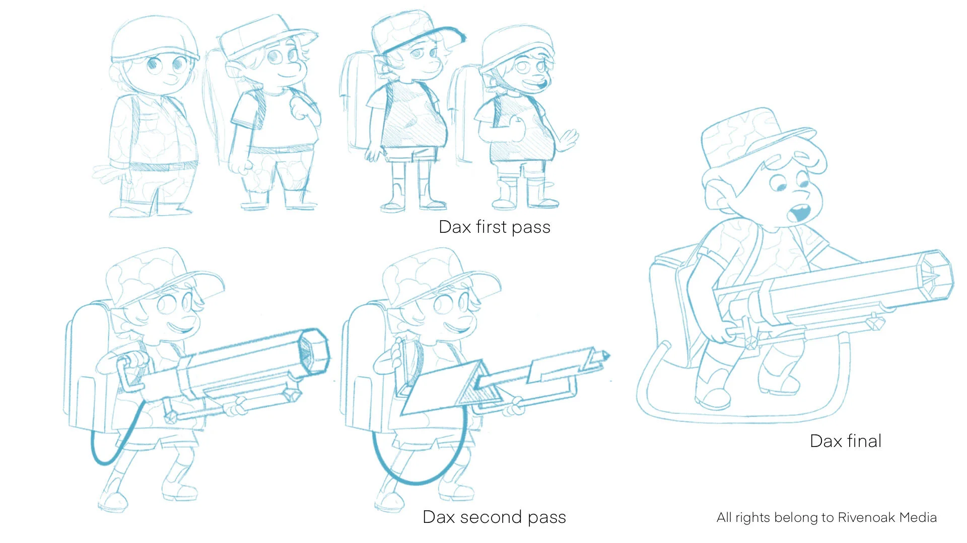 2D Character Design — Haley Rose