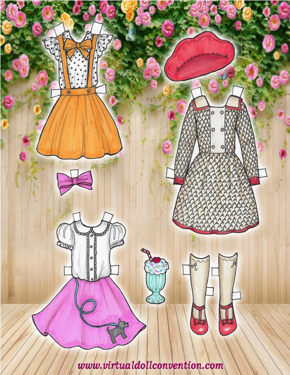 Picture Day Pop! Paper Doll Set — VDC