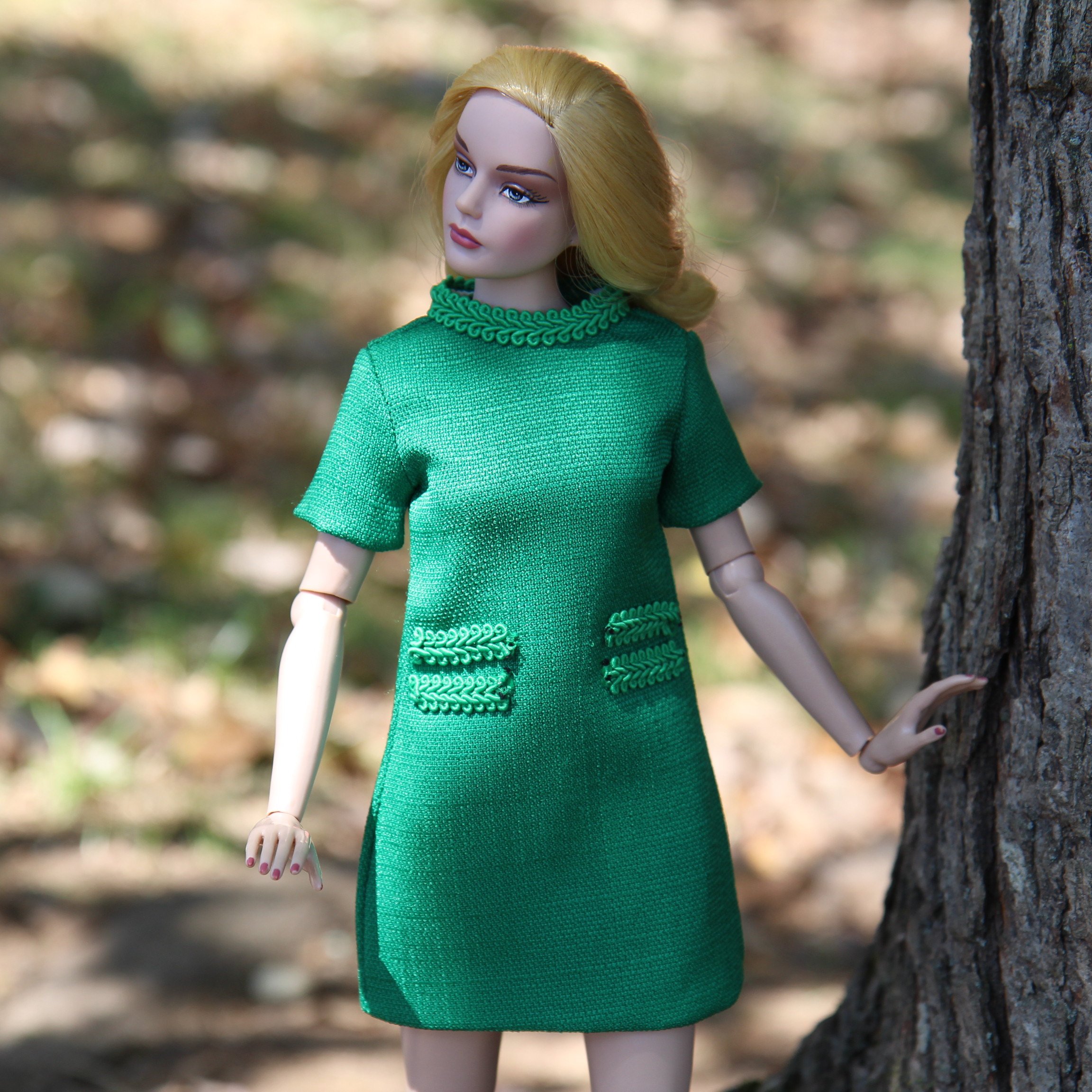 Gogo Green Glam Dress (Fits Ello, too!) — VDC
