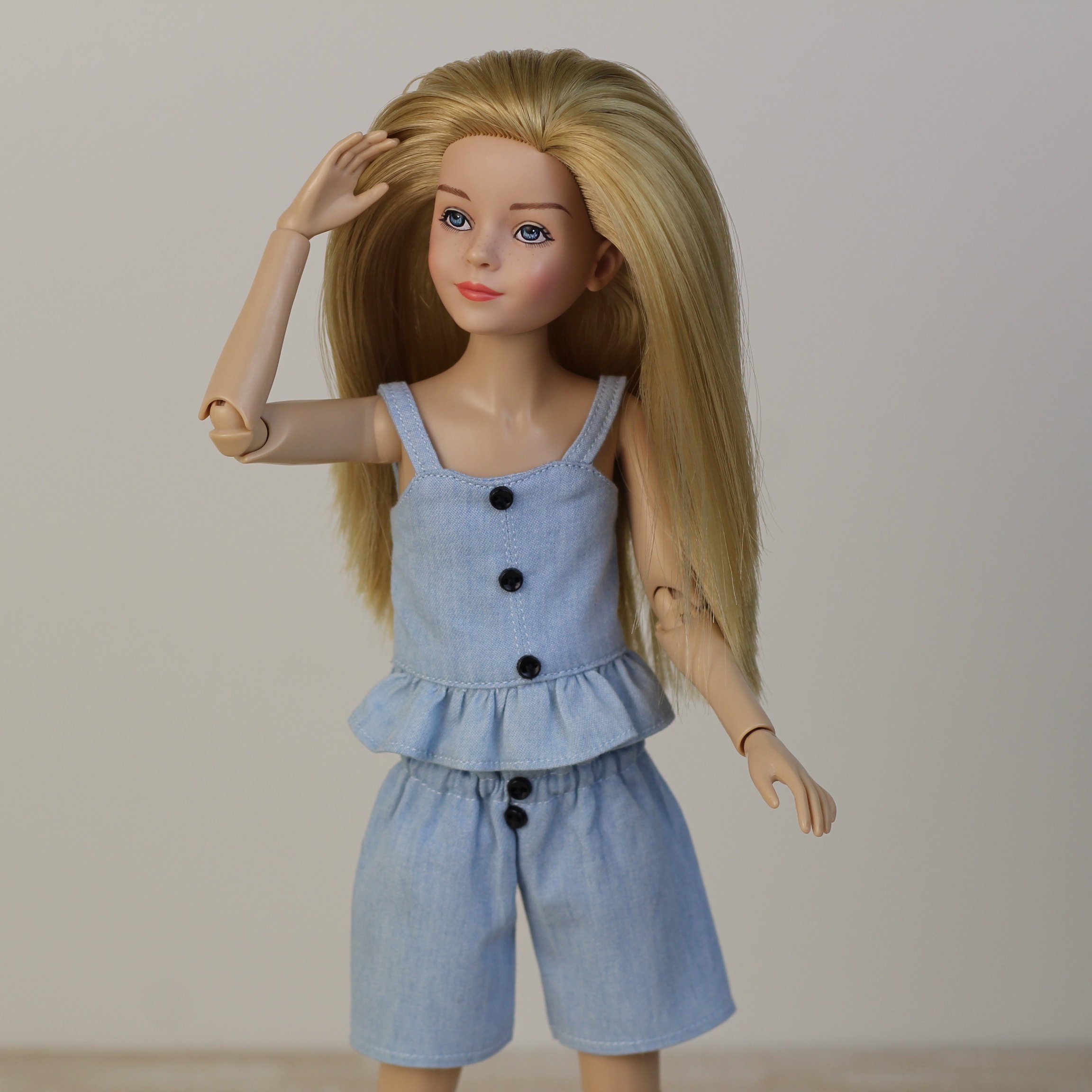 Denim Flare Jeans for Anne Fitzpatrick — VDC