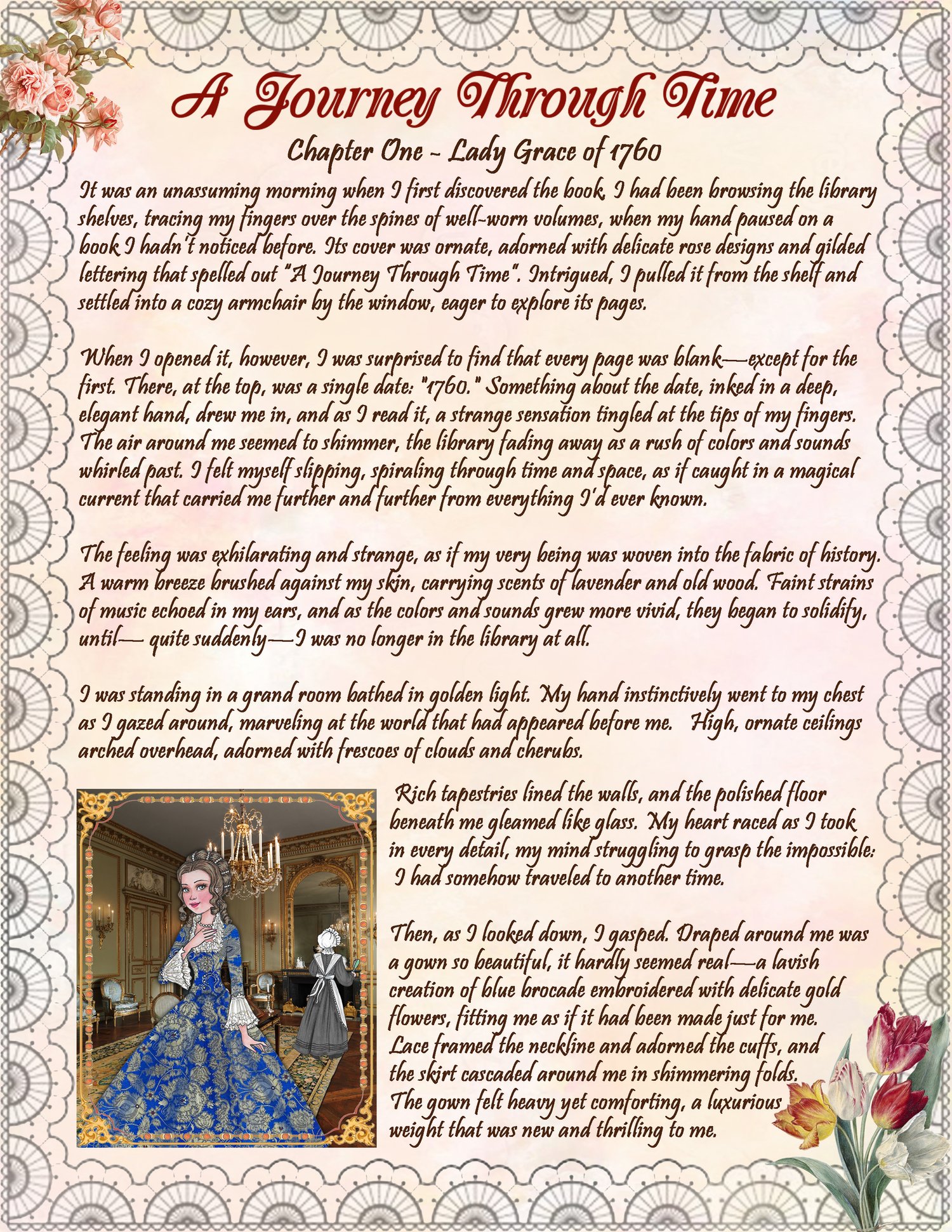 A Journey Through Time Chapters — Grace Boutique — VDC