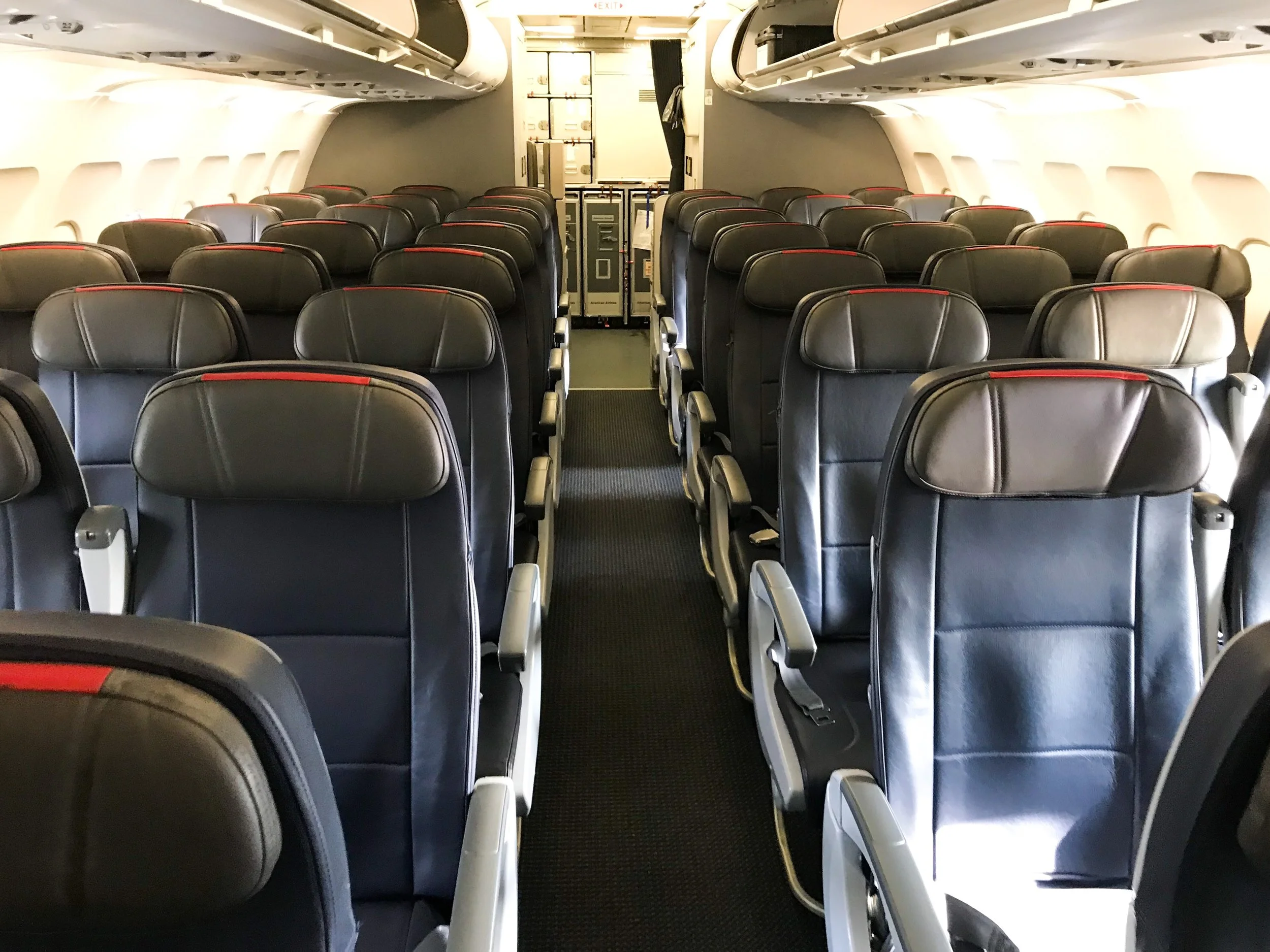 United A319 Inside