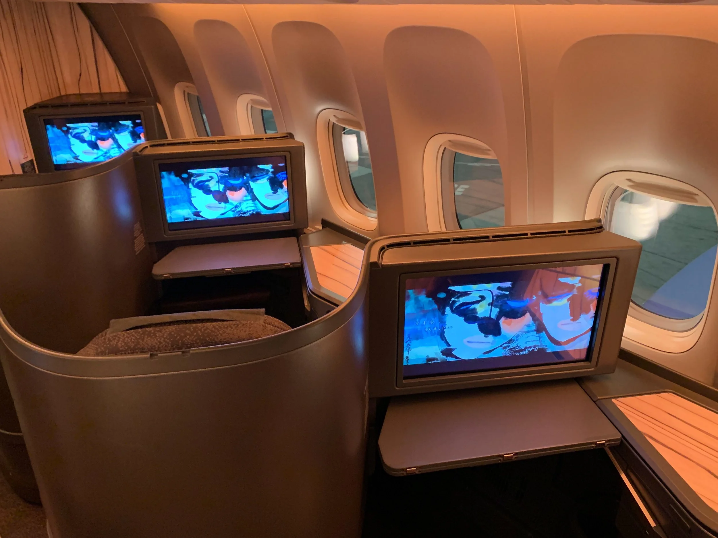 Air China 777 300er Business Class