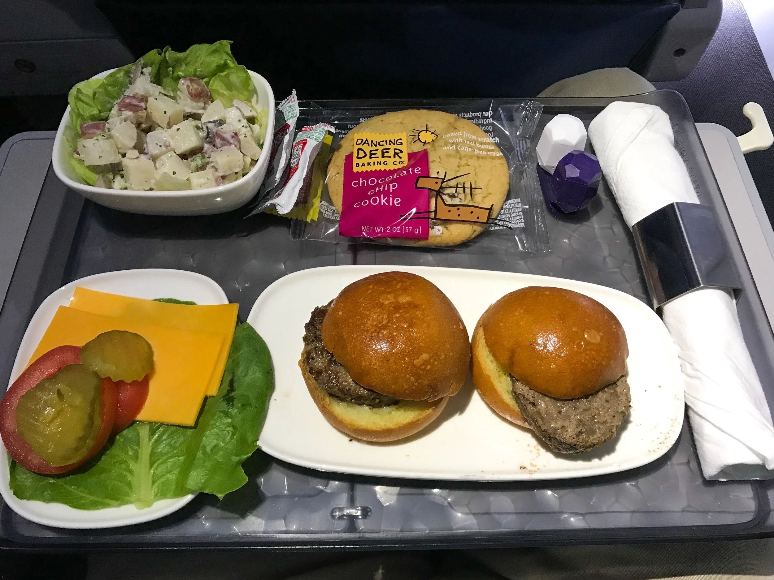 Delta Airlines First Class Food