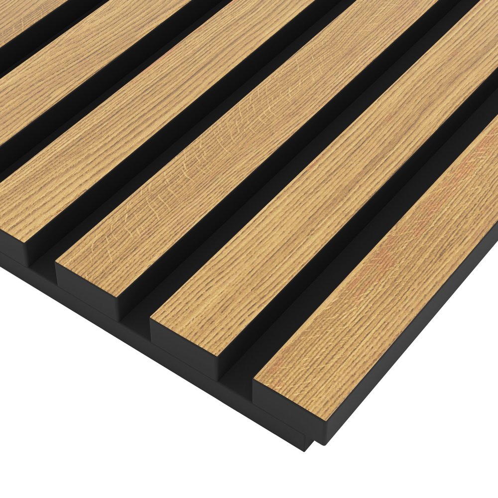 Acoustic Slatwall Panel Original Oak — Global Doors and Interiors Ltd