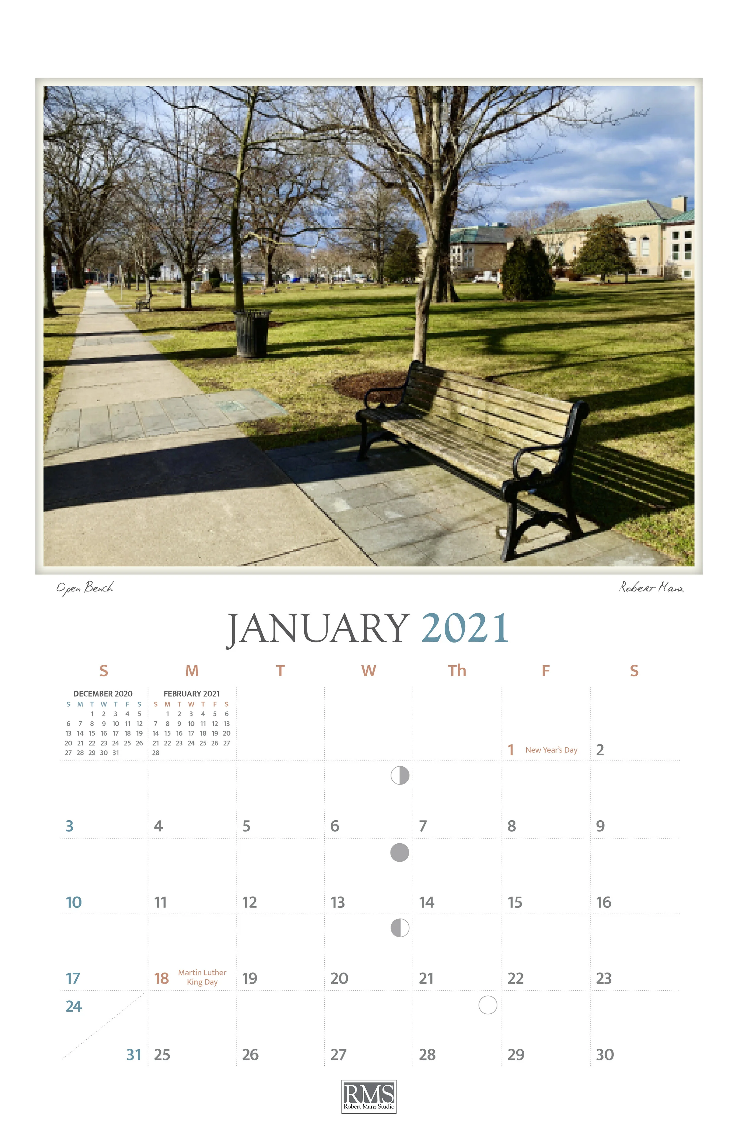 2021 Calendars — Robert Manz Studio