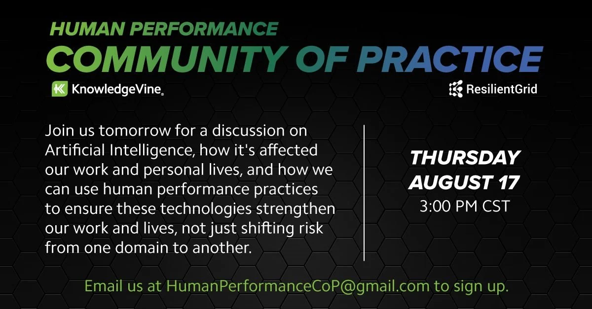 Artificial Intelligence, Machine Learning, and Human Performance ... Artificial Intelligence, Machine Learning, and Human Performance ...