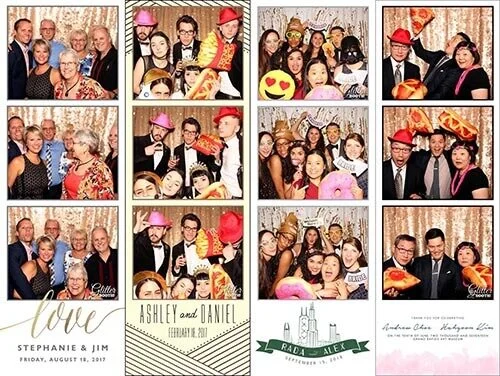 High School Senior Night Photo Booth Rental - Glitter Booth