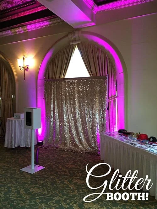 Graduation Party Photo Booth Rental - Glitter Booth