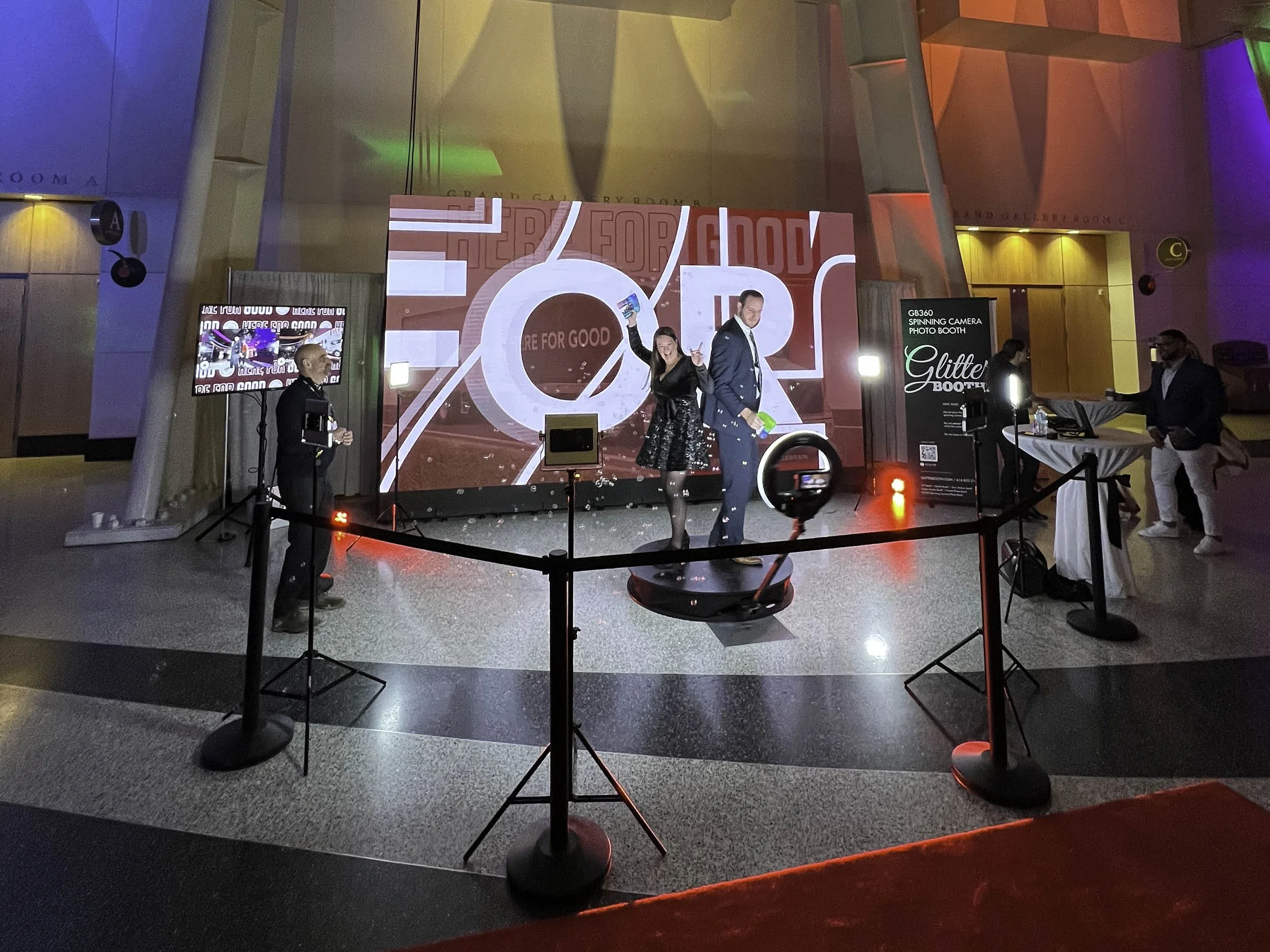 Corporate Event Photo Booth Rental Michigan - Glitter Booth